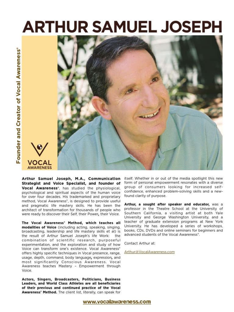 Va Arthur Samuel Joseph | Download Free PDF | Human Voice | Learning