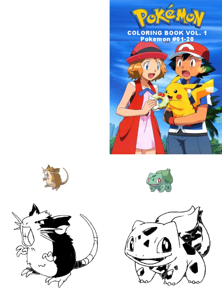 Pokemon Coloring Book Volume # 1 | PDF