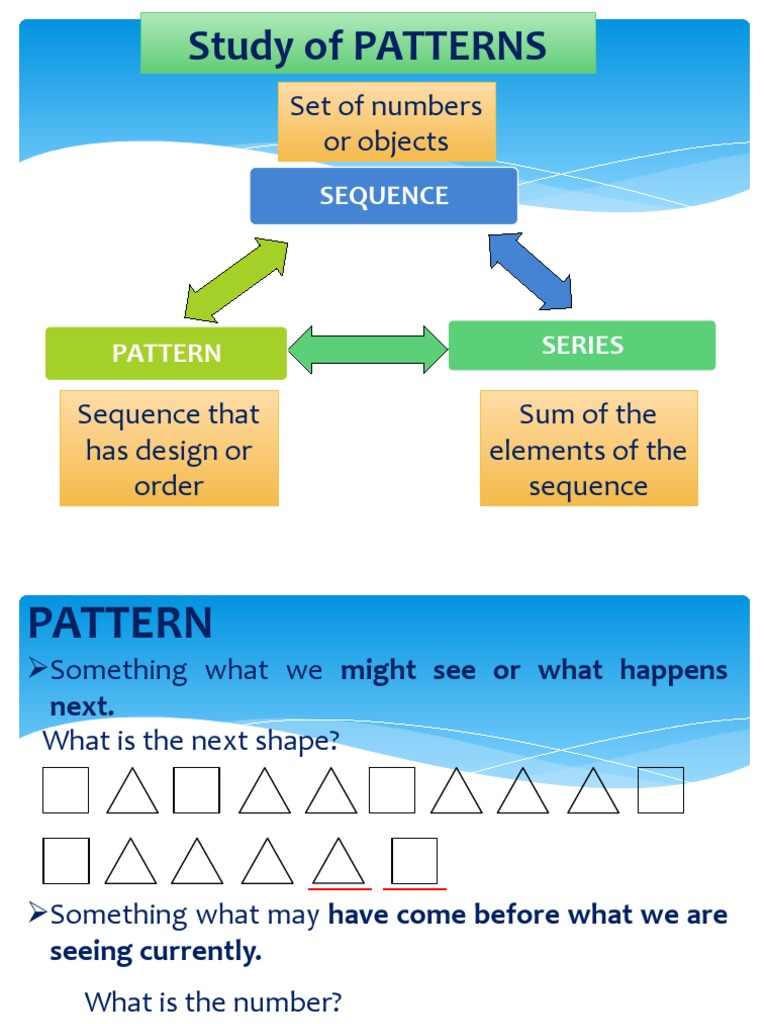 Study of Patterns Notes | PDF