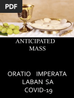 Revised Oratio Imperata (Tagalog) | PDF