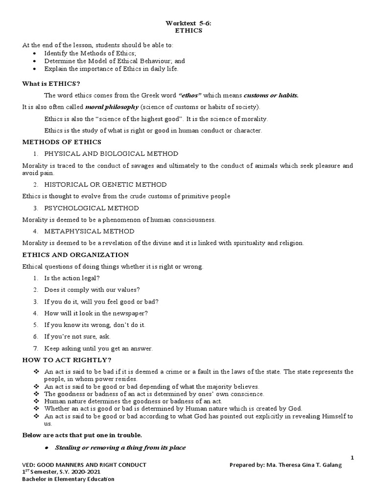 Values Module | PDF | Theft | Motivation