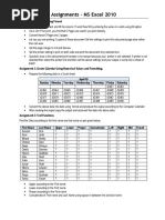 Excel Practice Questions PDF | PDF | Microsoft Excel | Worksheet