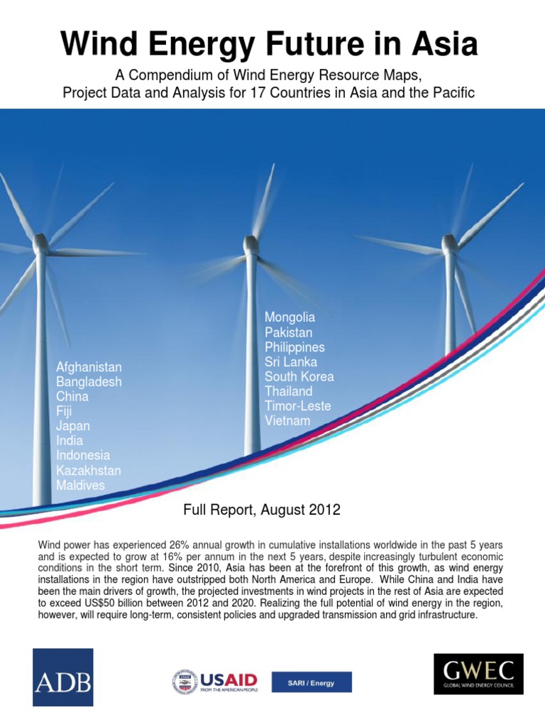 Wind Future in Asia Report (Final) Updated23Aug12 - 0 PDF | PDF | Wind ...