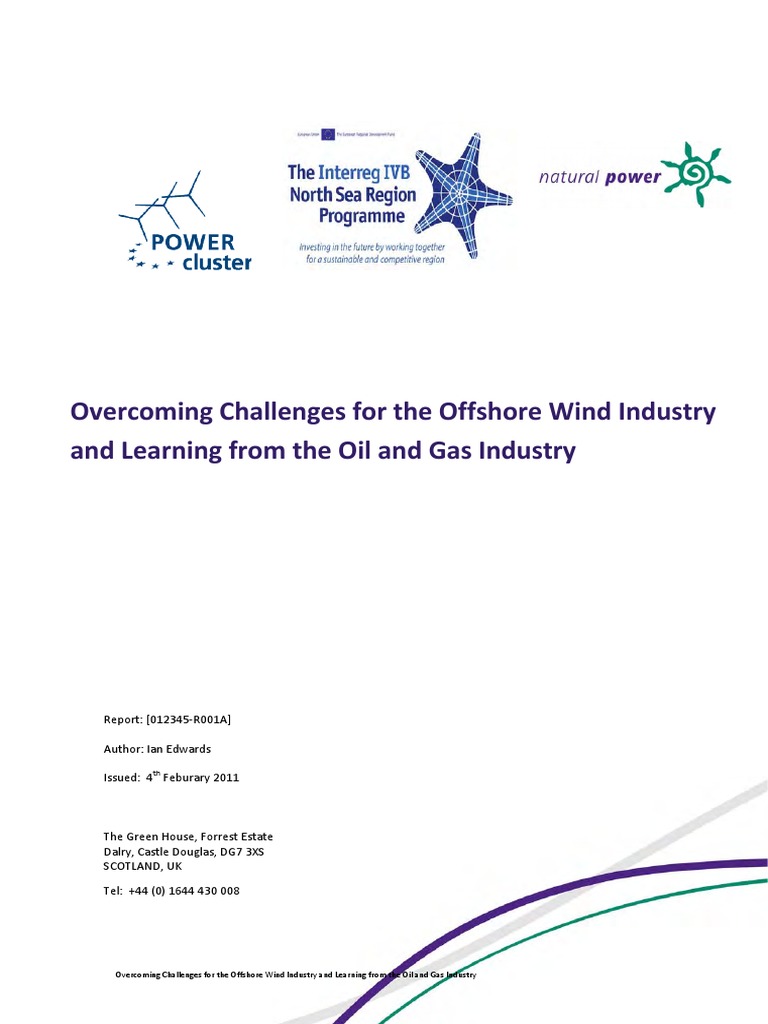 Offshore Wind Report Overcoming Challenges For The Offshore Wind ...