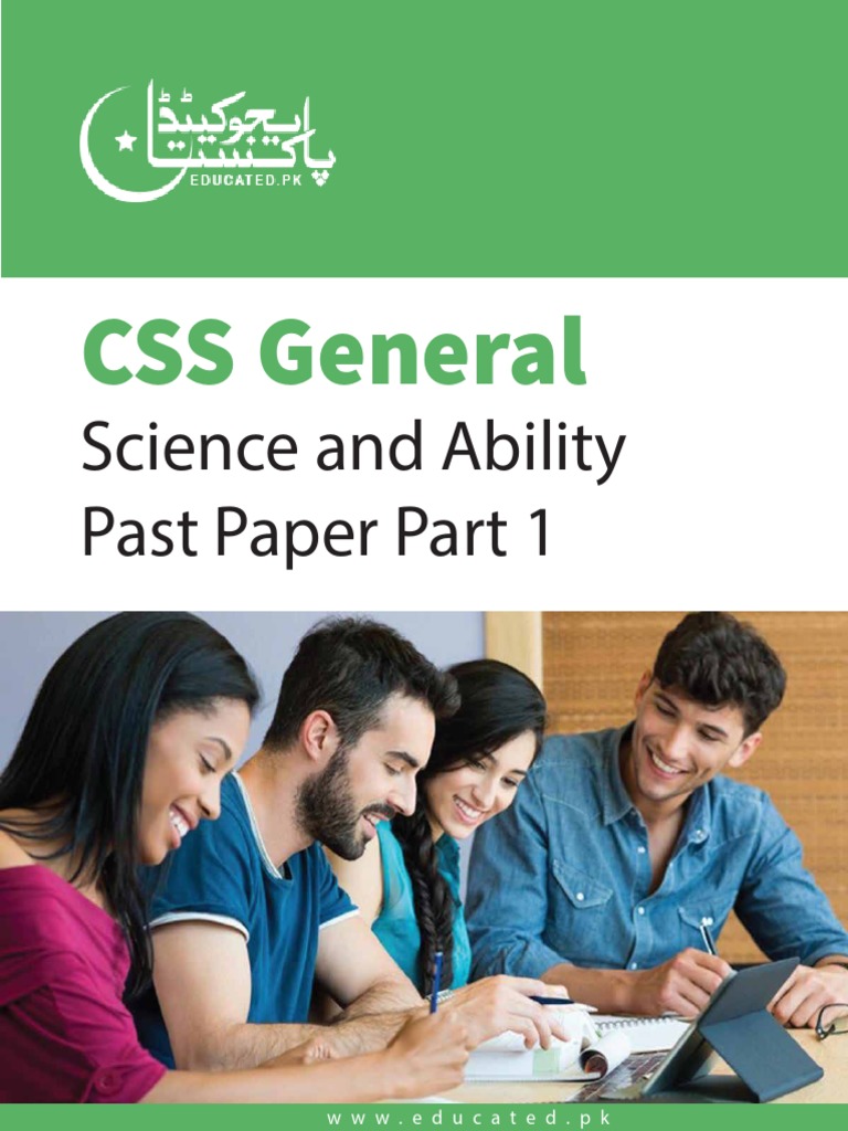 General Science and Ability CSS Past Paper Part 1 | PDF | Apsis | Uranium