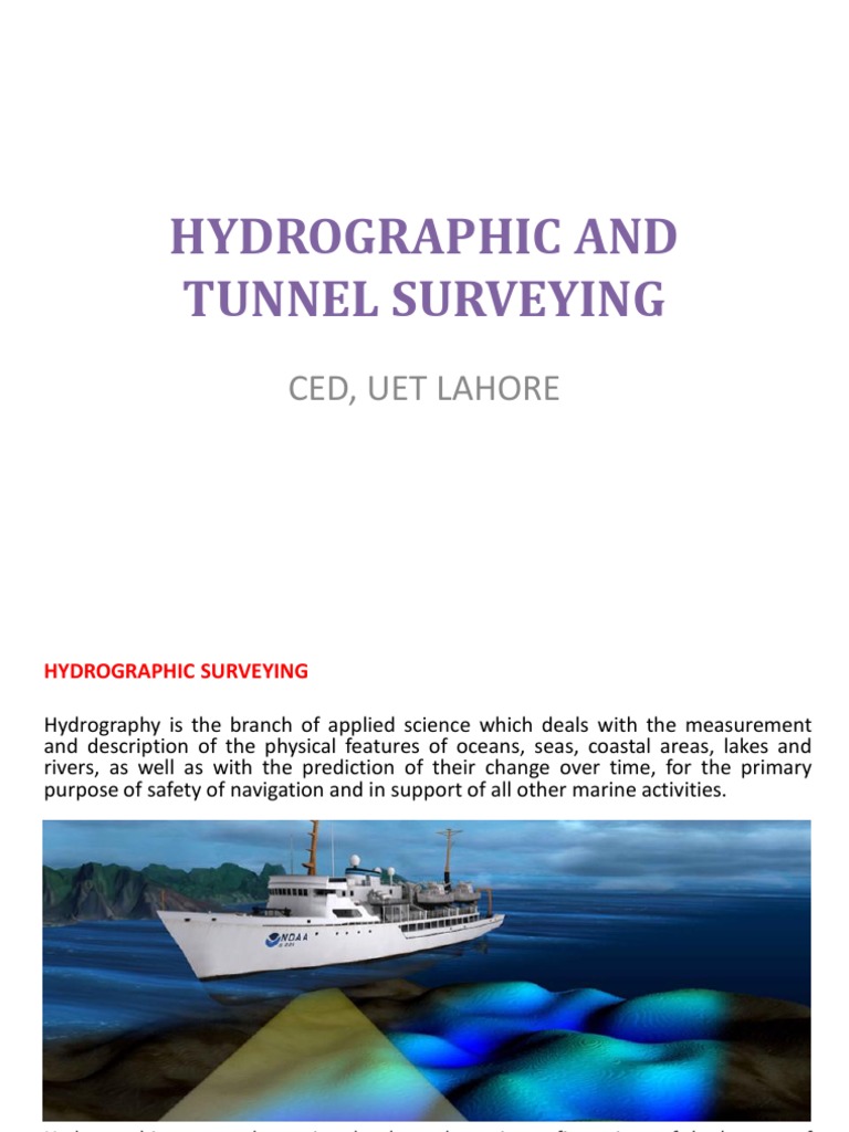 Hydrographic and Tunnel Surveying | PDF | Hydrography | Surveying