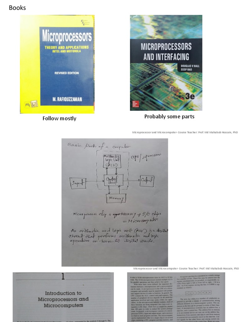Microprocessor Course Overview | PDF