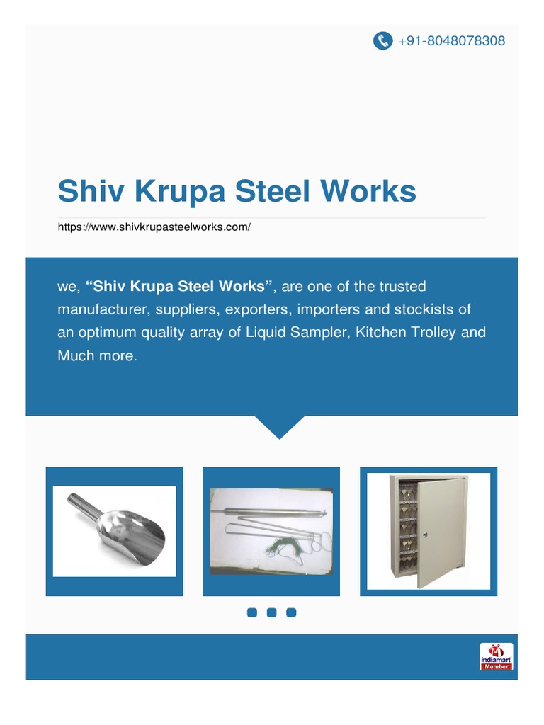 "Shiv Krupa Steel Works", Are One of The Trusted | PDF