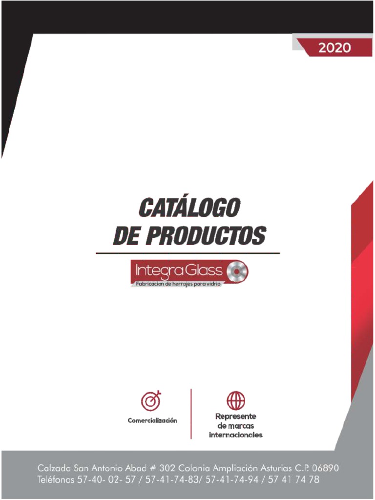 Catalogo Herrajes para Cristal Integra Glass | PDF