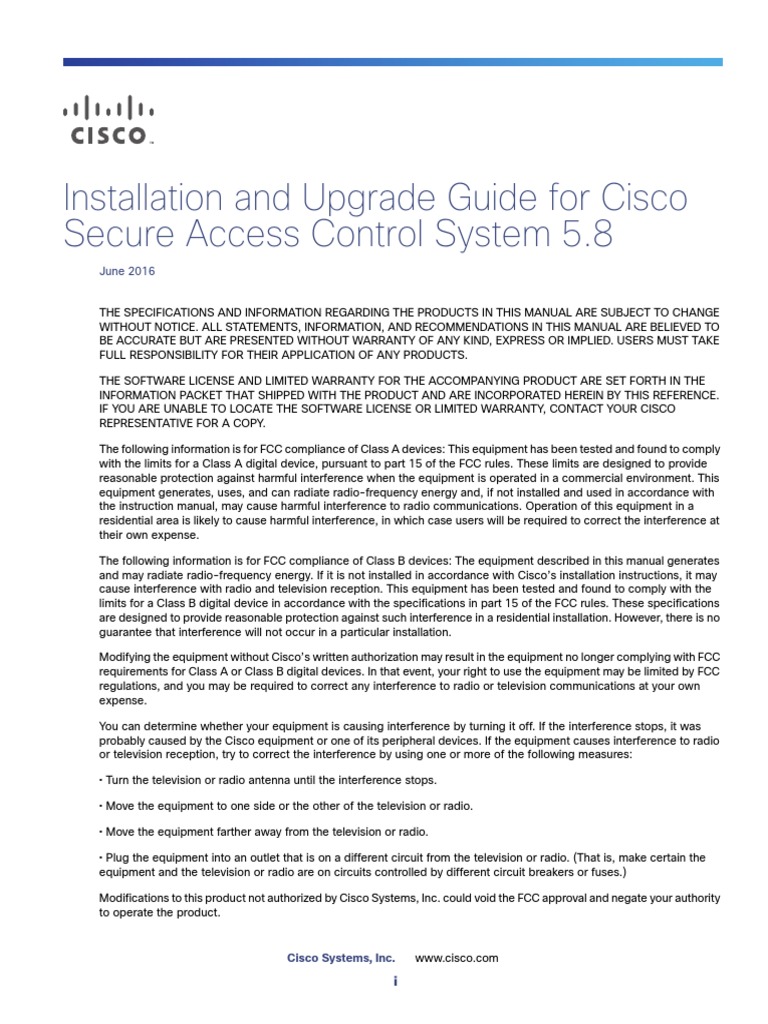 Installation and Upgrade Guide For Cisco5 - 8 PDF | PDF | Server ...