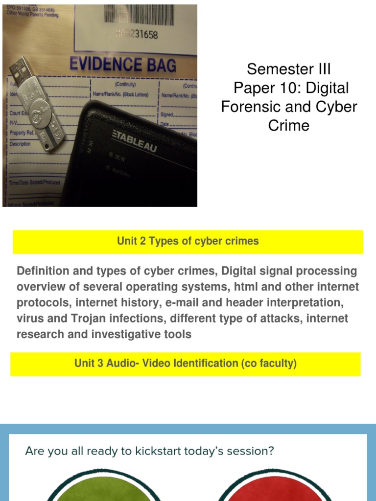 Digital Forensic and Cyber Crime | PDF