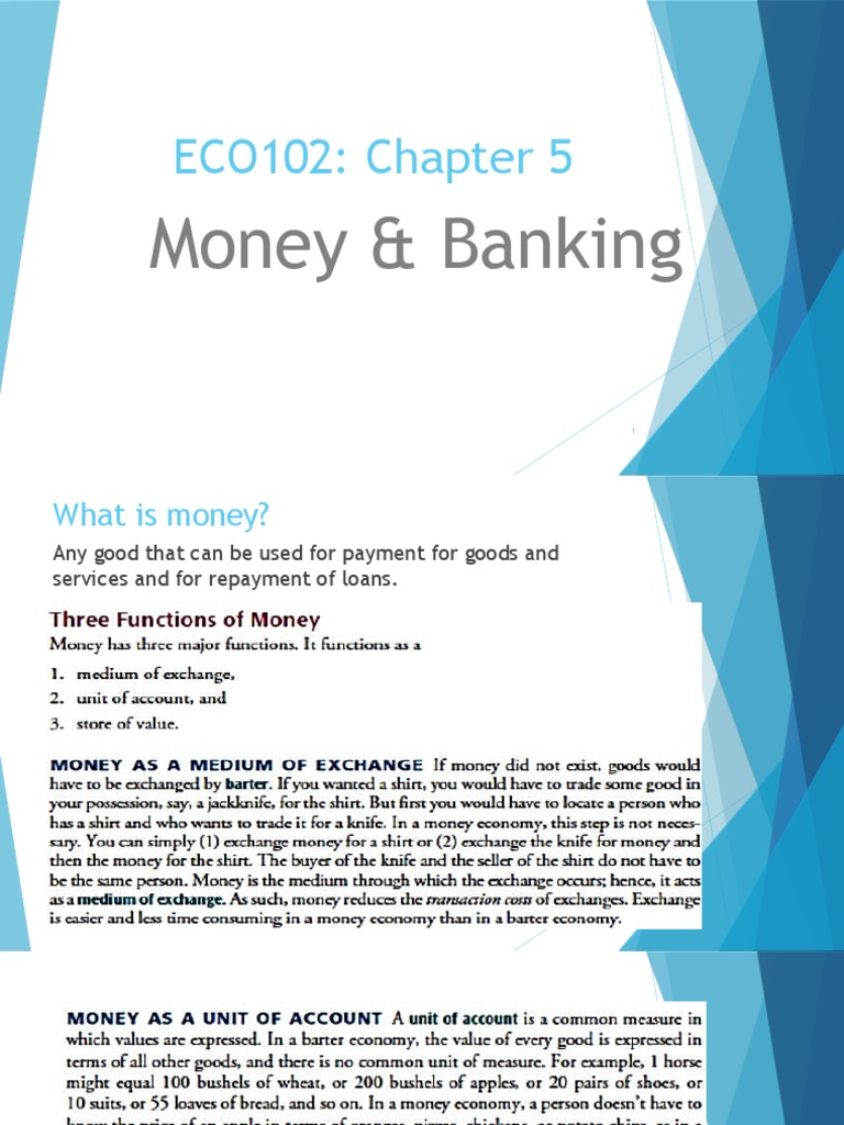 C5 - Money&Banking | PDF