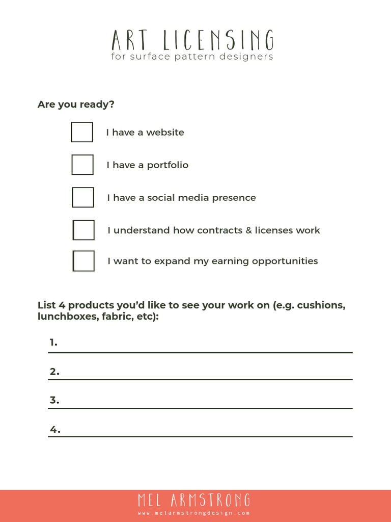 Licensing Checklist Worksheet | PDF
