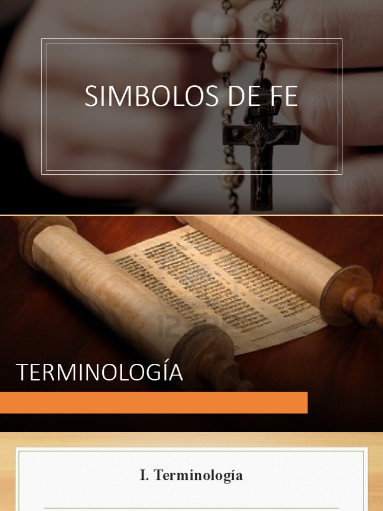 Los Simbolos de La Fe | PDF | Trinidad | Cristología