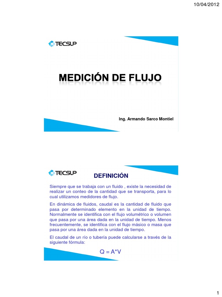 Clase 06 Flujo | PDF | Presión | Olas