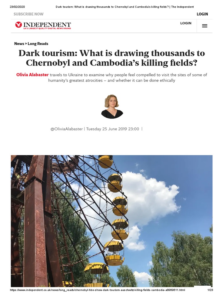 Dark Tourism - What Is Drawing Thousands To Chernobyl and Cambodia's ...