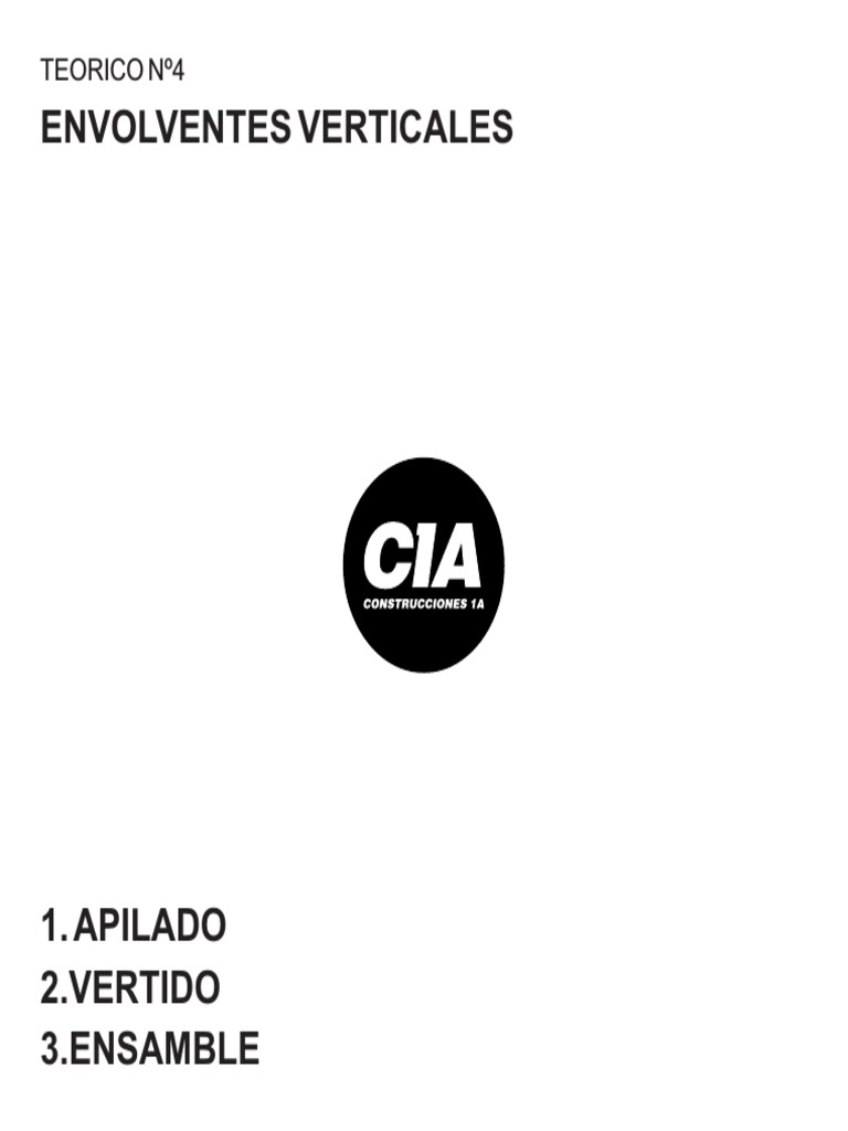 Envolventes Verticales | PDF | Hormigón | Ladrillo