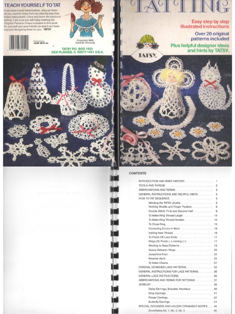 Winandy Carol M. - Tatting. Easy Step by Step Illustrated Instructions ...