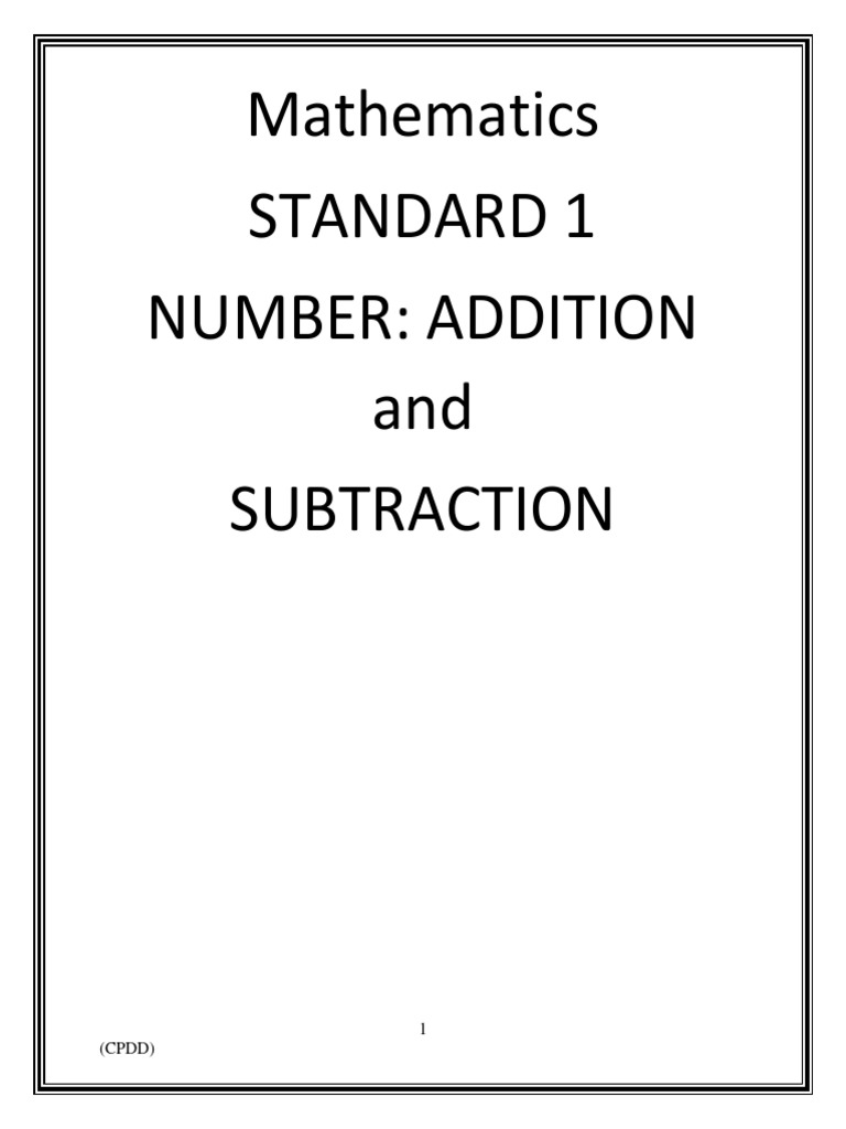 17 06 2020 S1 T1 NUMBER Addition and Subtractions PDF | PDF | Baked ...