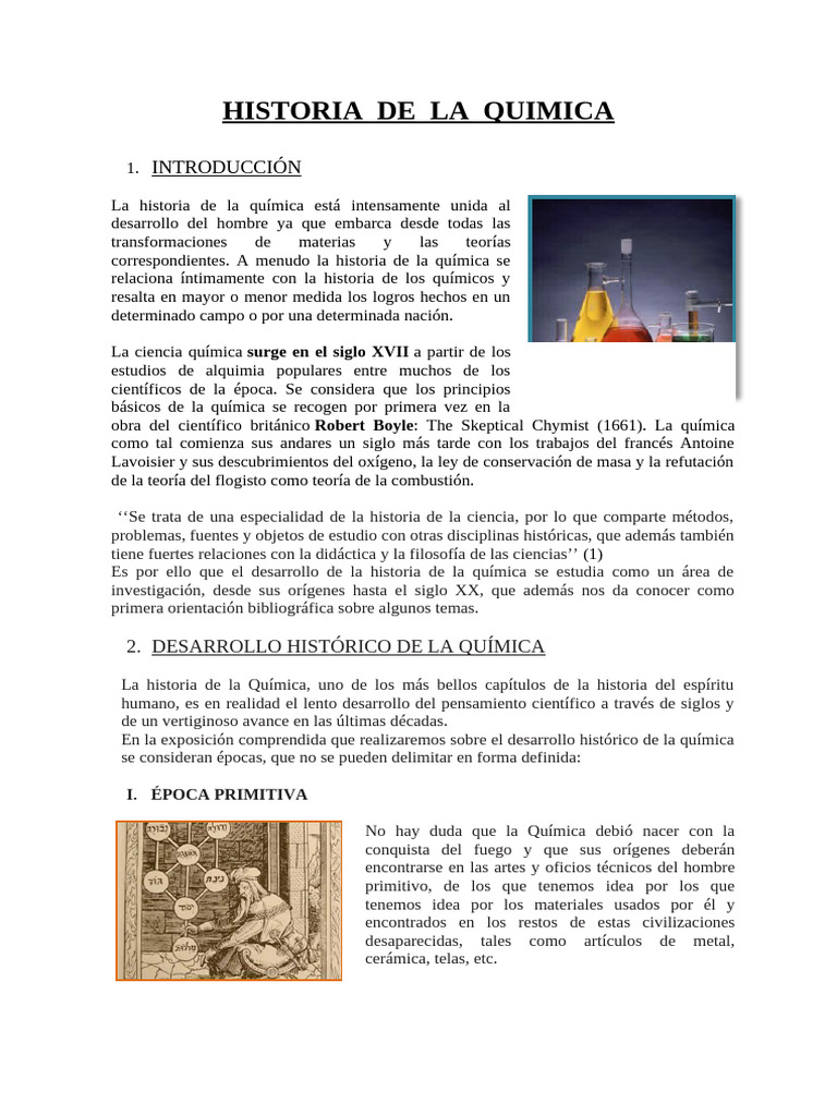 QG - La Historia de La Quimica | PDF | Alquimia | Química