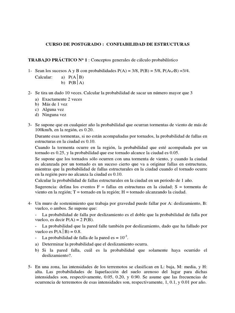 Trab Pract PDF | PDF | Probabilidad | Distribución normal