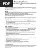 NCAT Resume Template | PDF | Career & Growth