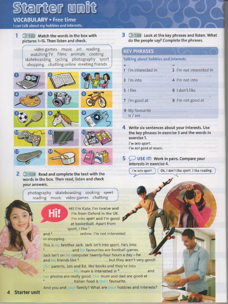 English Plus 1 Students Book - Starter Unit | PDF