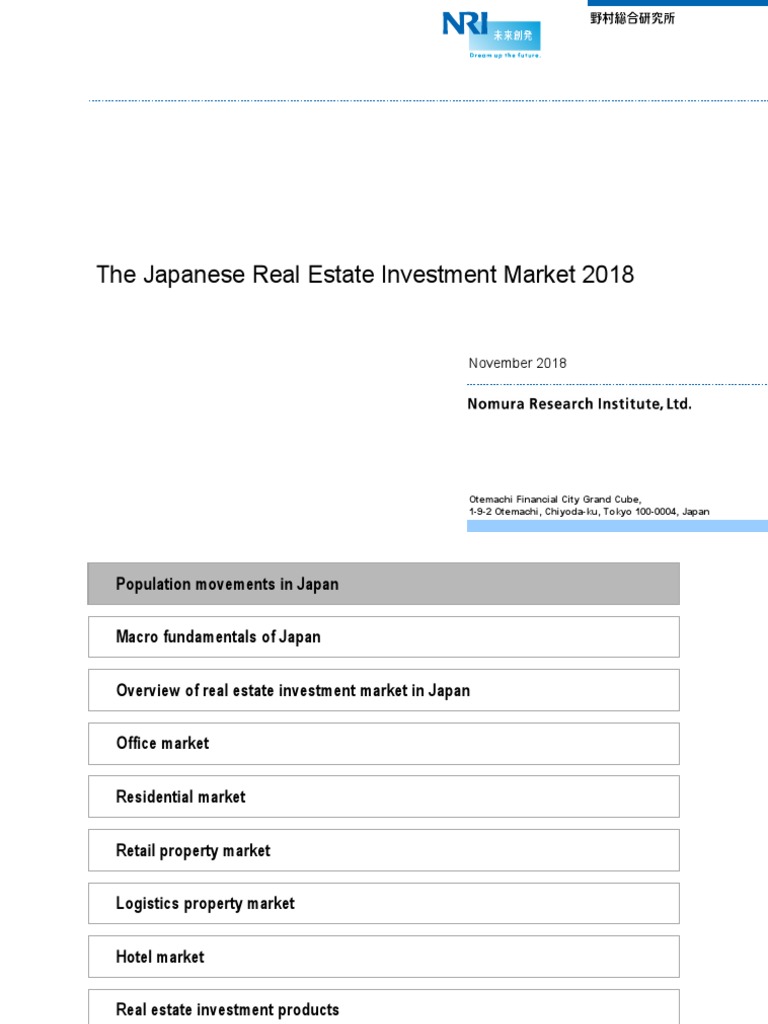 Japanreport2018 en | PDF | Forecasting | Tokyo
