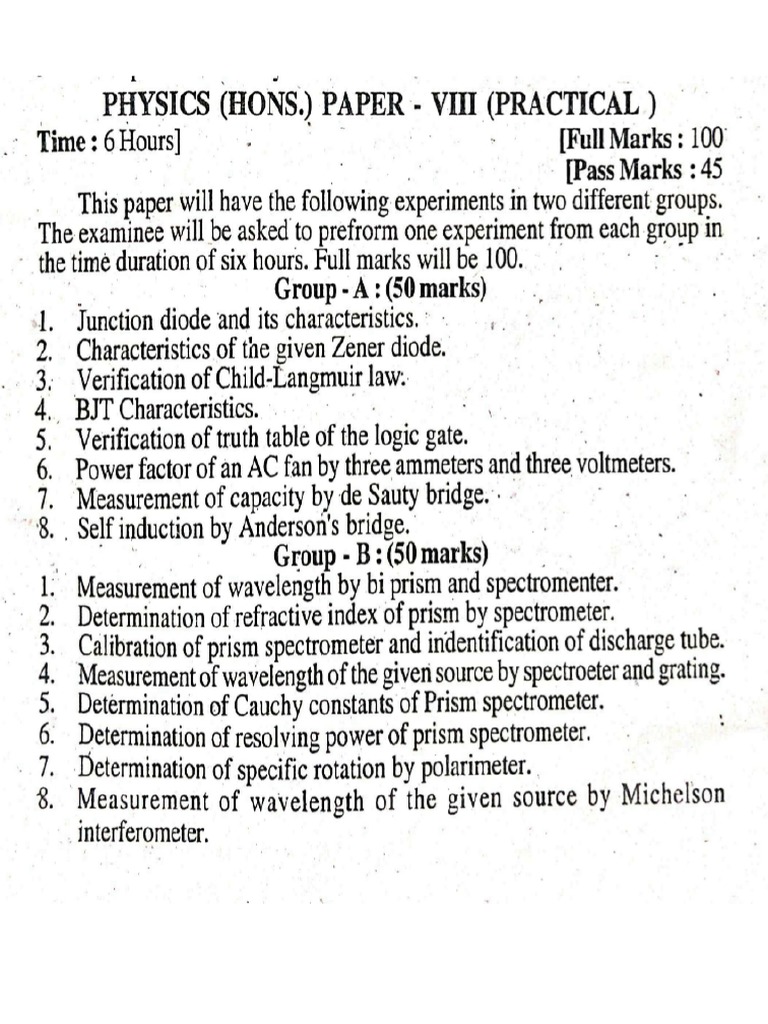Lnmu Part 3 Physics Honours Paper 8 | PDF