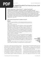 U.S. Food Security Survey: Six-Item Module | PDF | Food Security