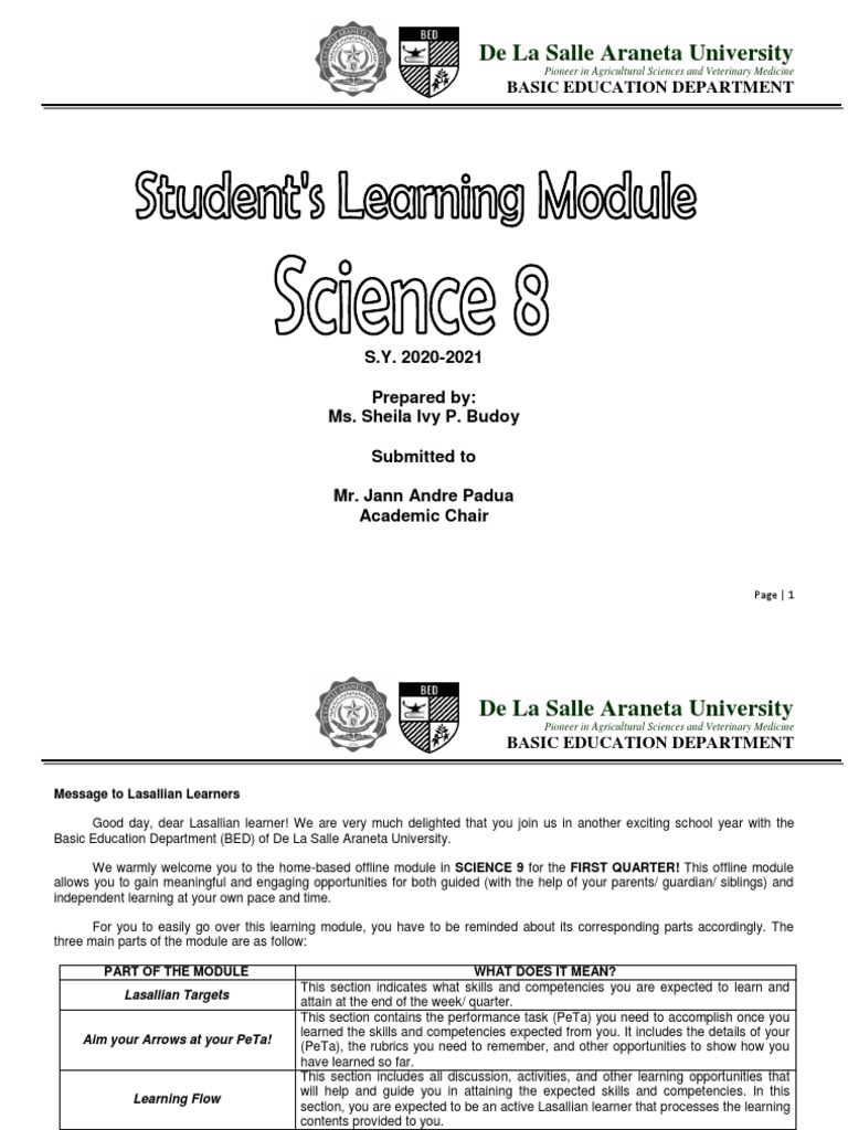 Science Gr. 8 1st QTR | PDF | Weight | Force