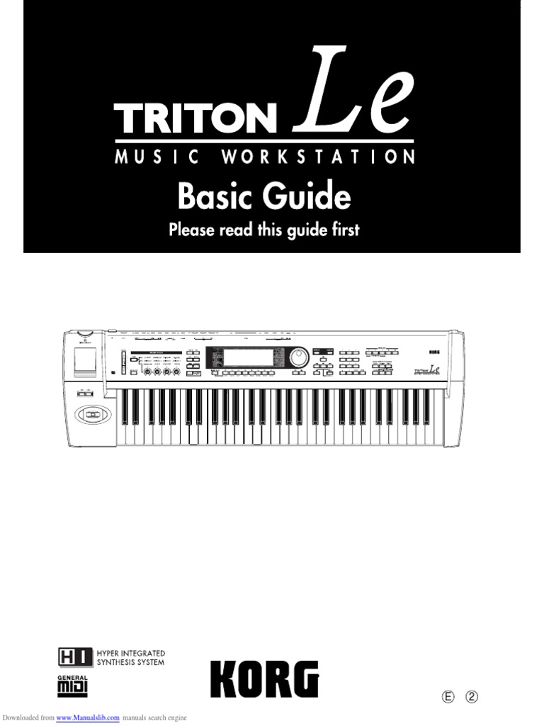Triton Le | PDF | Synthesizer | Electromagnetic Interference