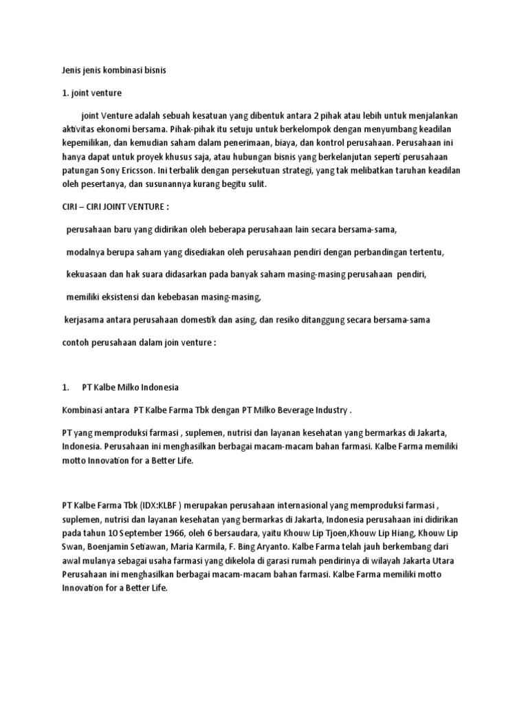 Jenis Jenis Kombinasi bisnis-WPS Office | PDF | Komputer