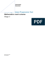 Stage 3 Progression Test Math 2020 Paper 1 | PDF