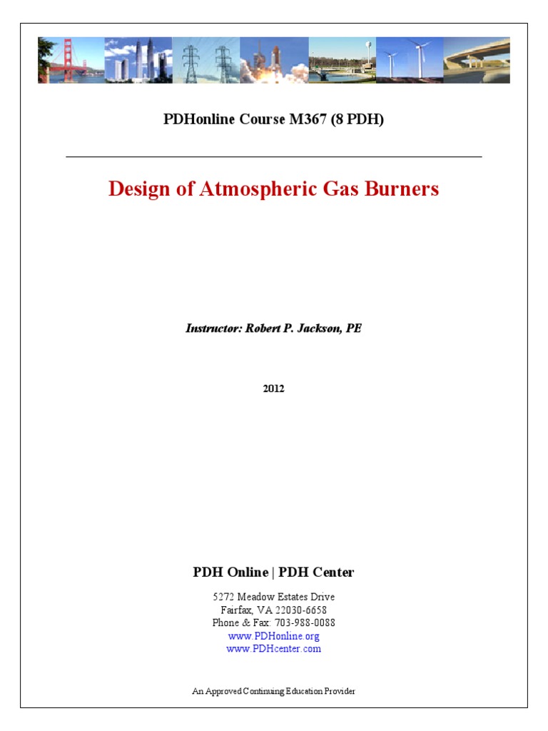 Design of Atmospheric Gas Burners | PDF | Combustion | Propane