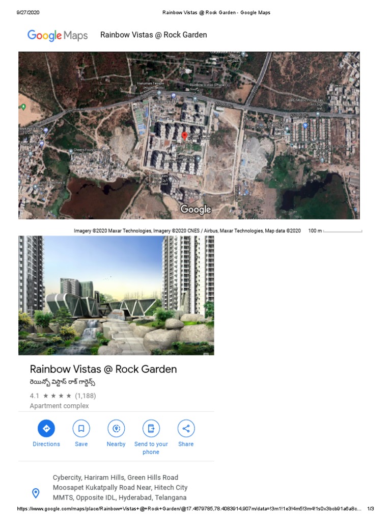 Rainbow Vistas at Rock Garden - Google Maps PDF | PDF | Computing