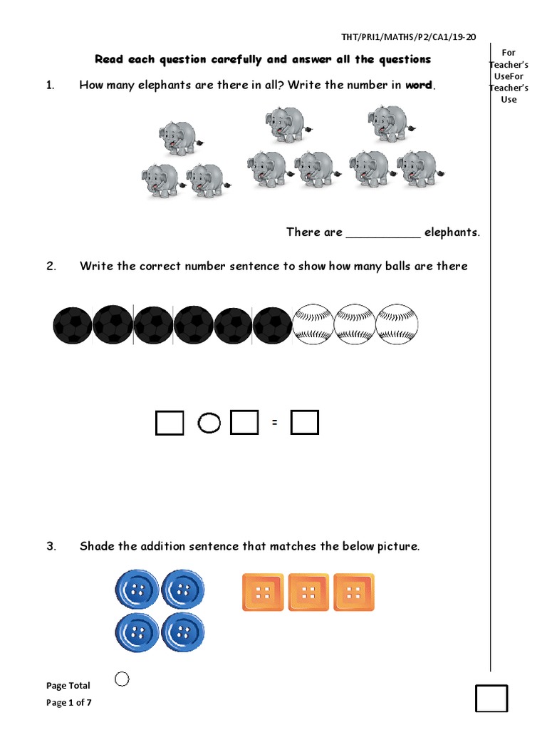 Read Each Question Carefully and Answer All The Questions | PDF