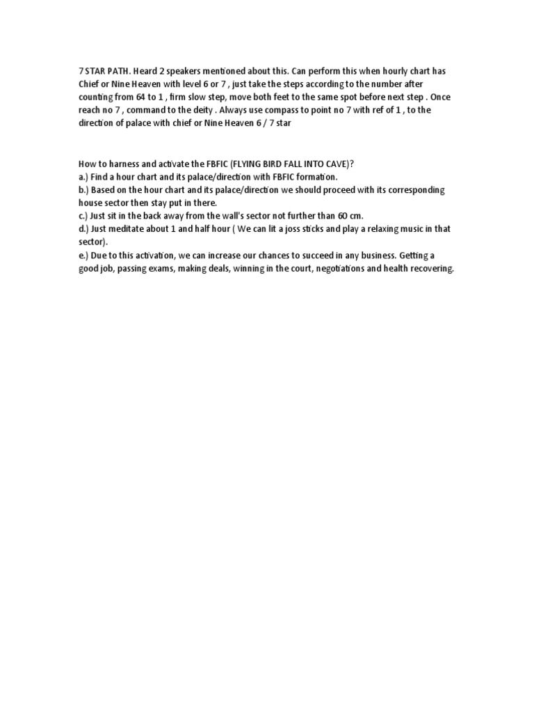 7 Star Path | PDF
