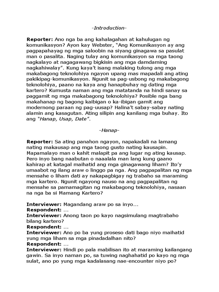 Final Script | PDF