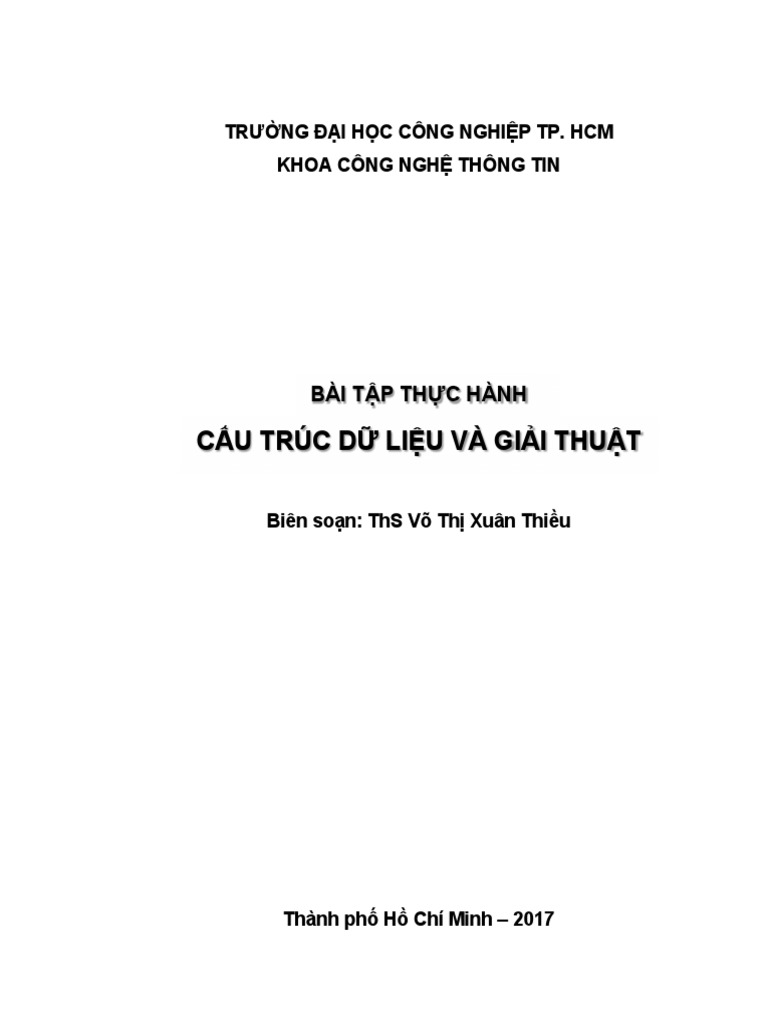 Bai Tap CTDL (Lab1-Lab5) | PDF