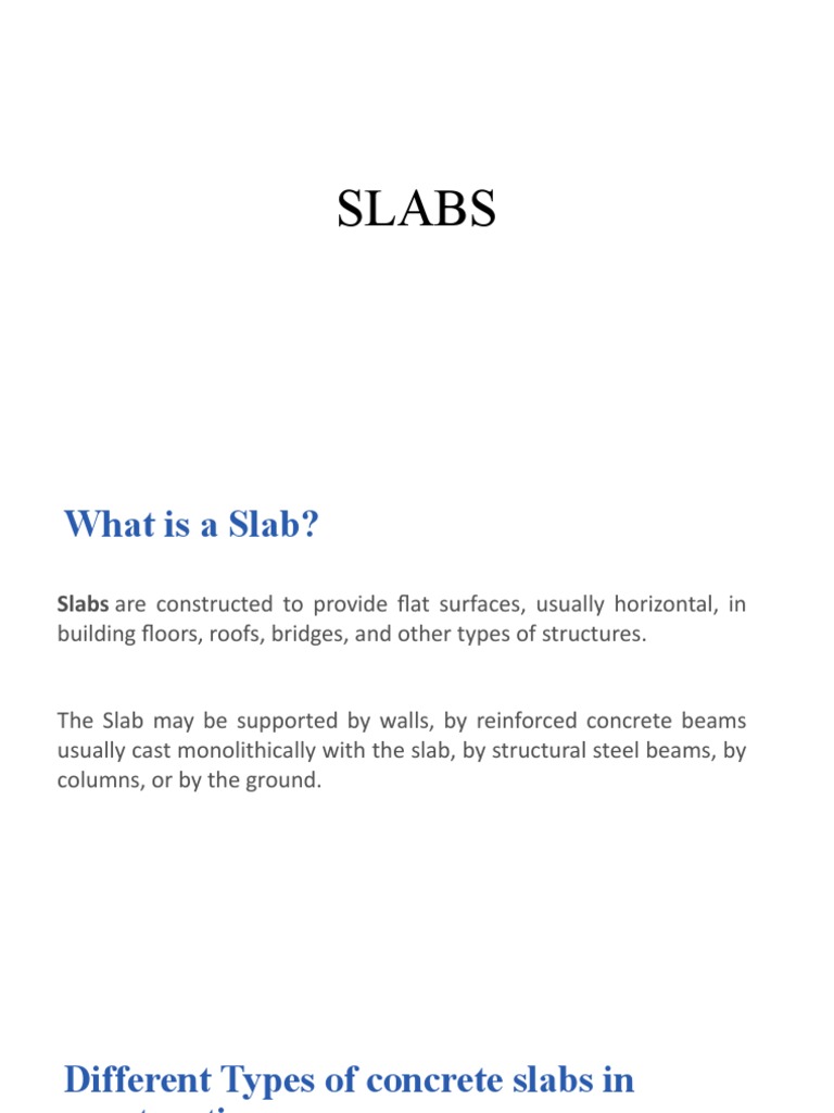 An In-Depth Look at Different Types of Concrete Slabs Used in ...