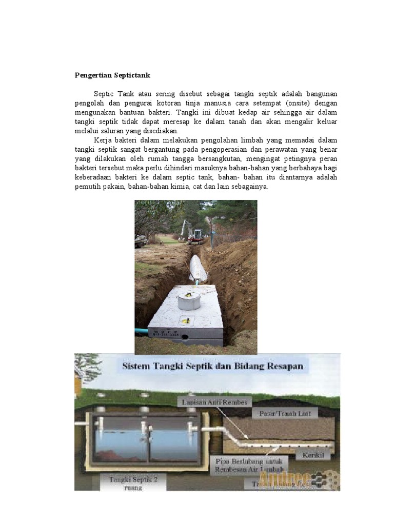 Septic Tank | PDF | Griya & Taman
