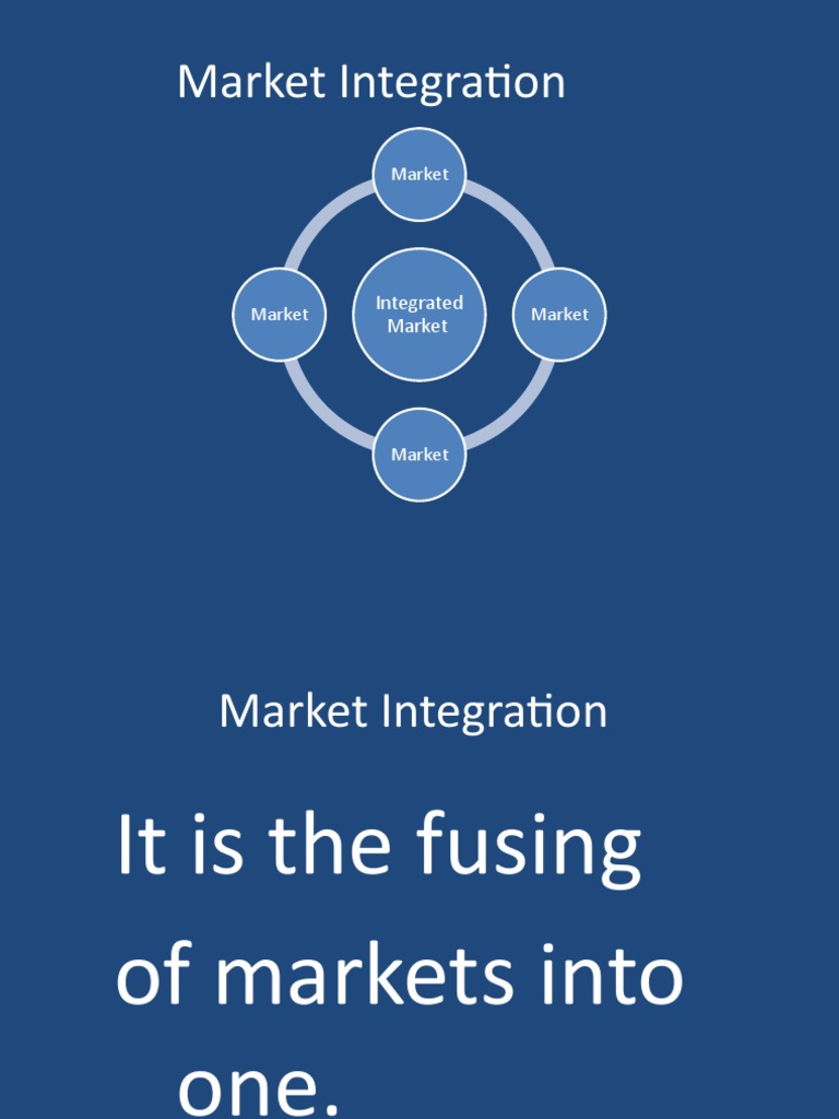 Market Integration | PDF | Tariff | Globalization