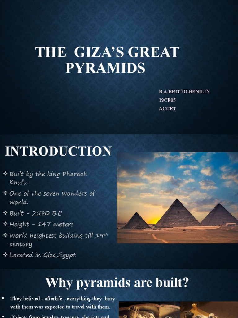 The Giza's Great Pyramids | PDF | Astronomy | Science