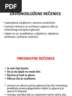 ZAVISNOSLOZENE RECENICE 8. Razred | PDF
