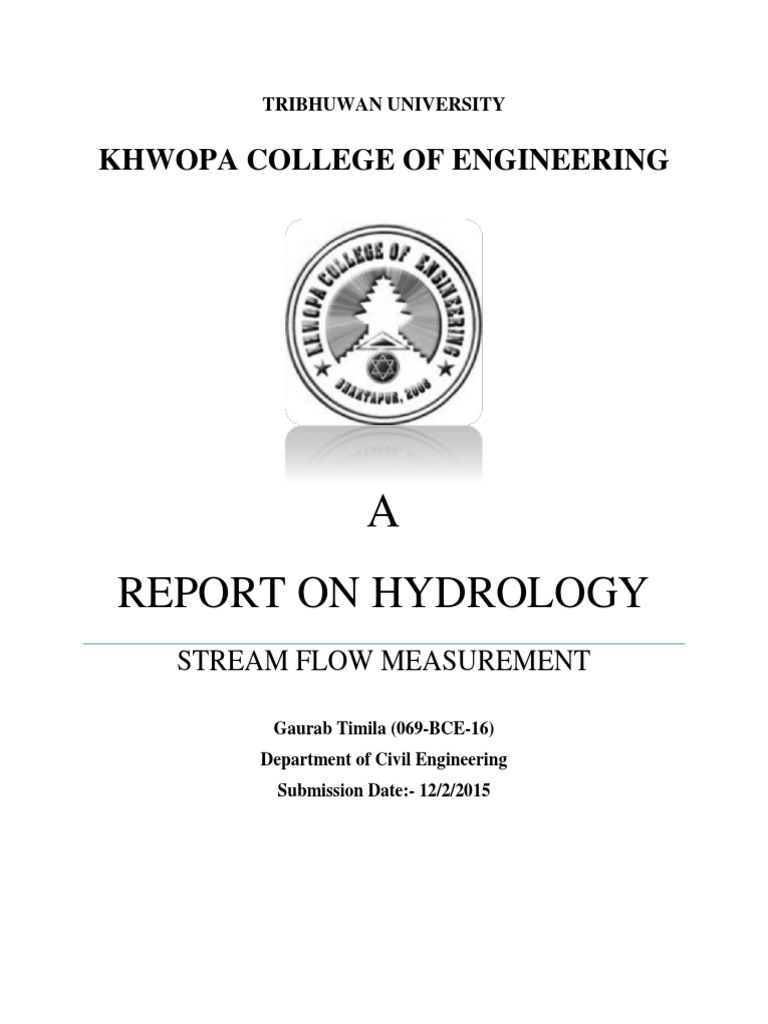 Stream Flow Measurement Techniques | PDF | Hydrology | Water