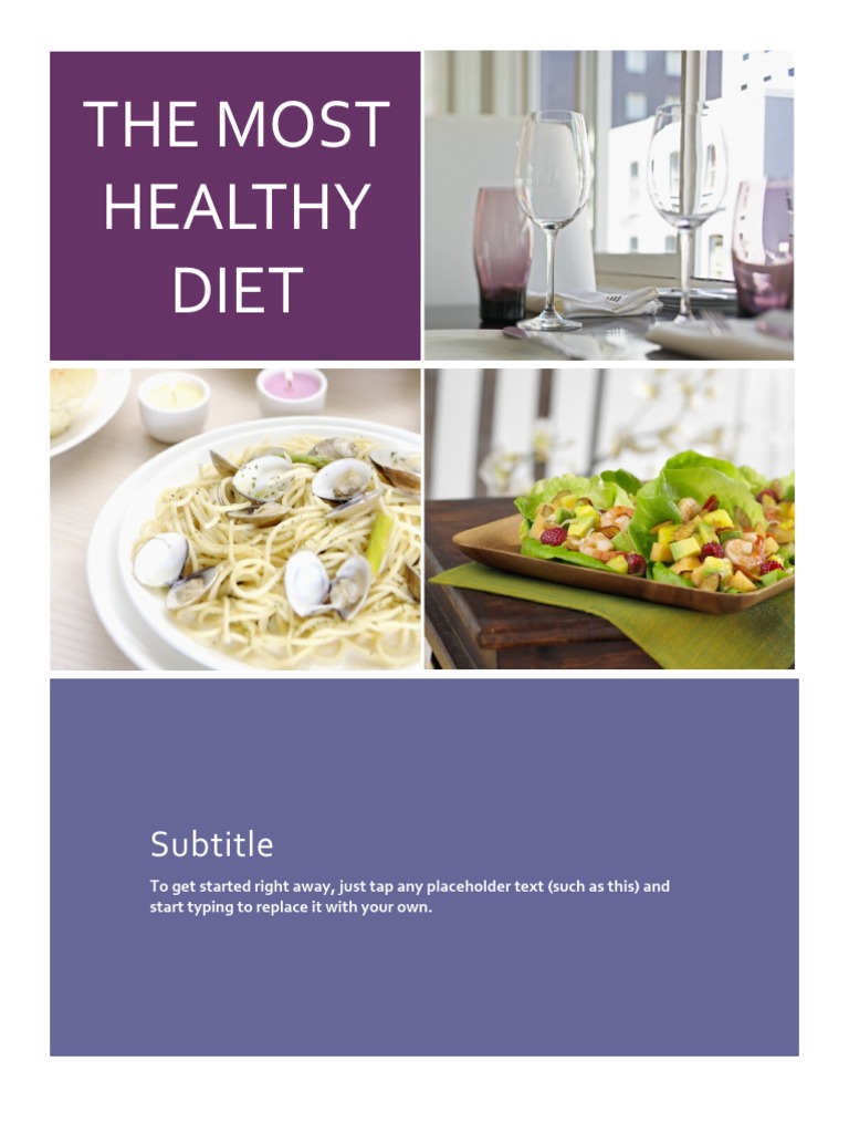 The Most Healthy Diet | PDF