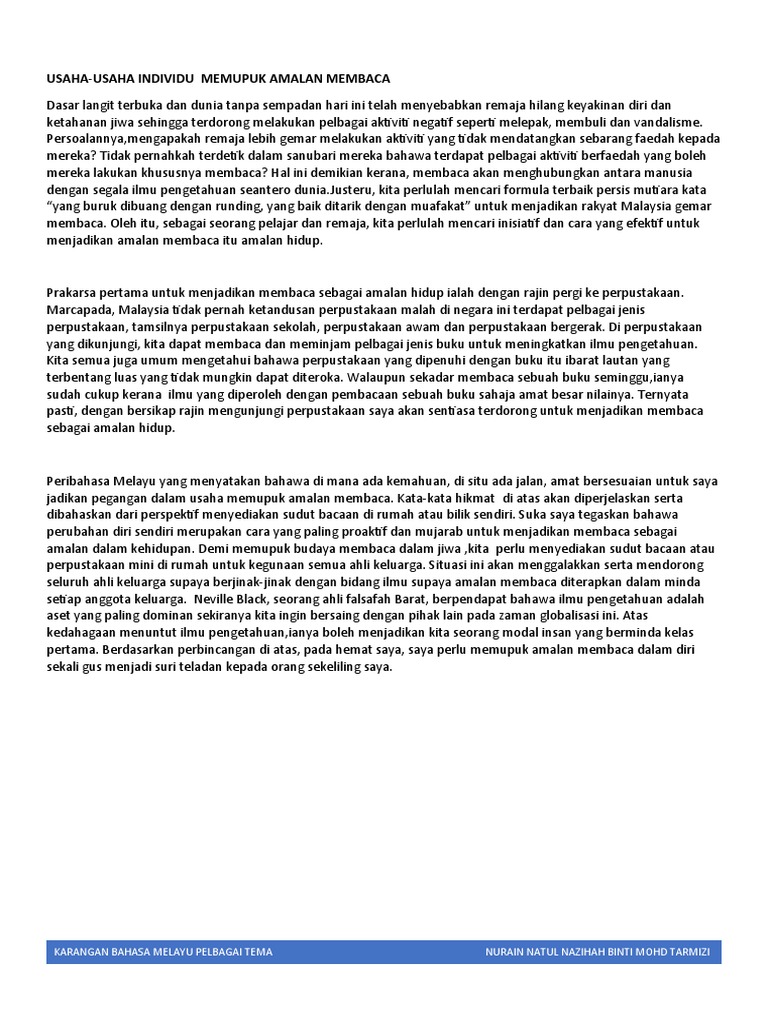 BM Karangan - Odt | PDF