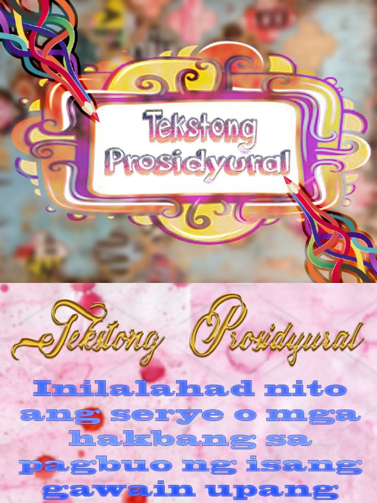 Tekstong Prosidyural | PDF