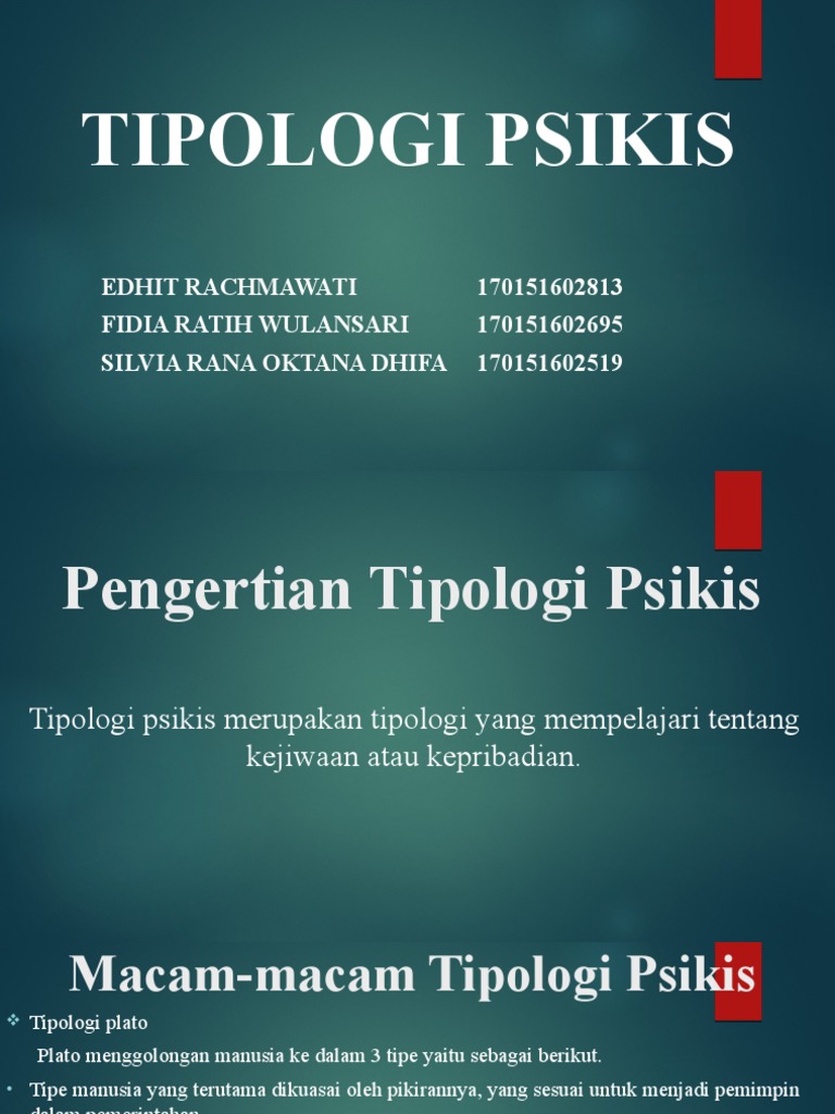 Tipologi Psikis | PDF